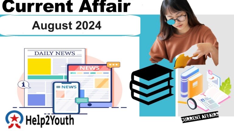 Current Affair August 2024 Important Question Answer (करंट अफेयर अगस्त ...